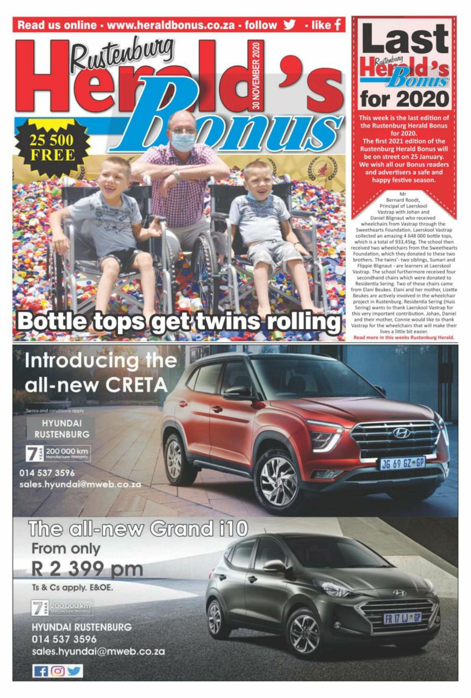 Rustenburg Herald Bonus Newspaper - Get your Digital Subscription Rustenburg Herald Bonus Newspaper - Get your Digital Subscription