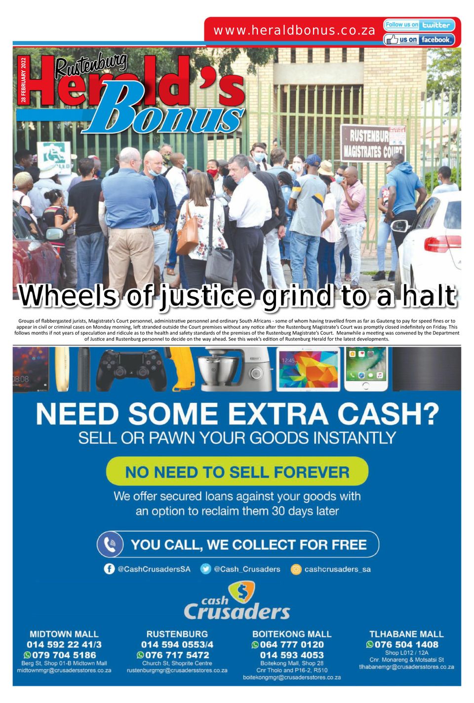 Rustenburg Herald Bonus-February 28, 2022 Newspaper