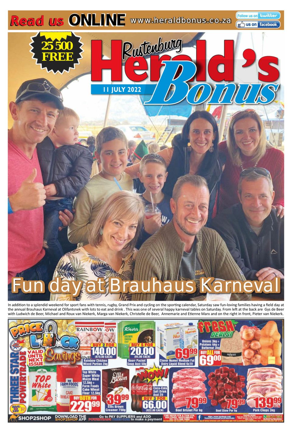Rustenburg Herald Bonus-July 11, 2022 Newspaper
