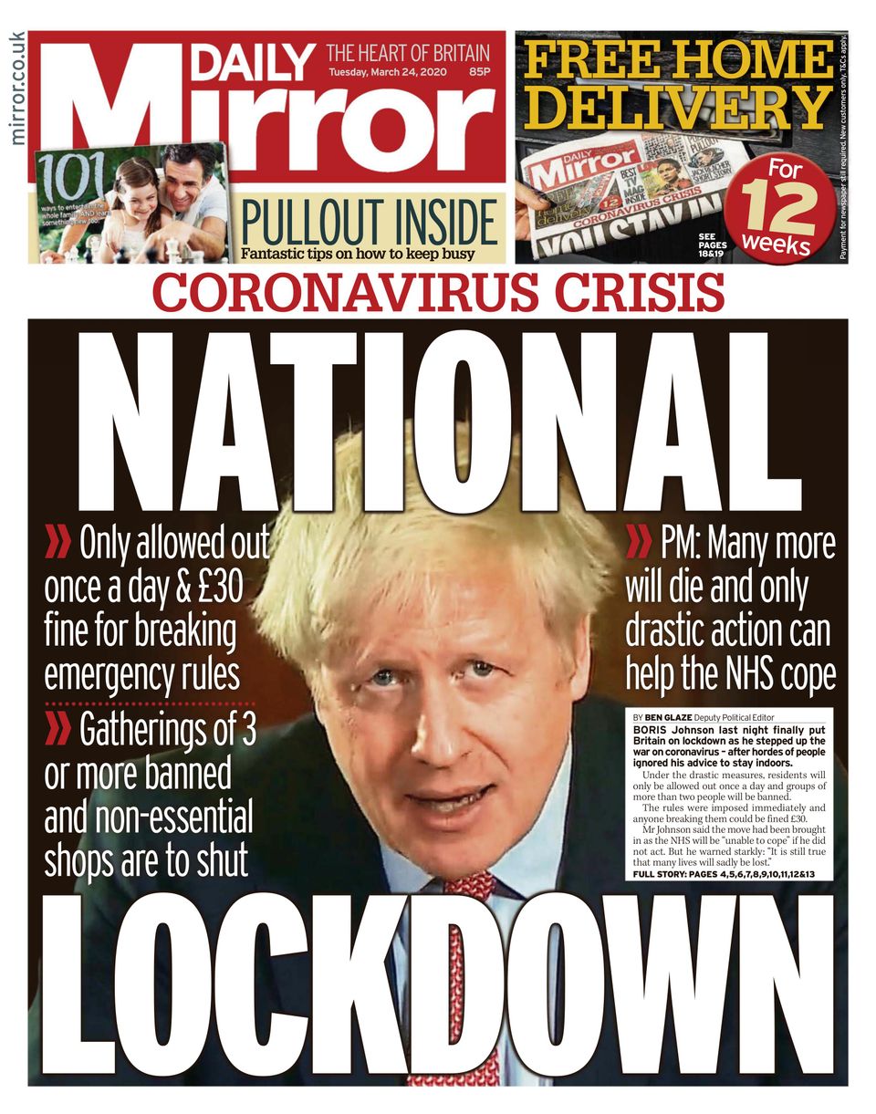 Daily Mirror March 24 2020 Newspaper Get Your Digital Subscription Daily Mirror March 24 2020 Newspaper Get Your Digital Subscription