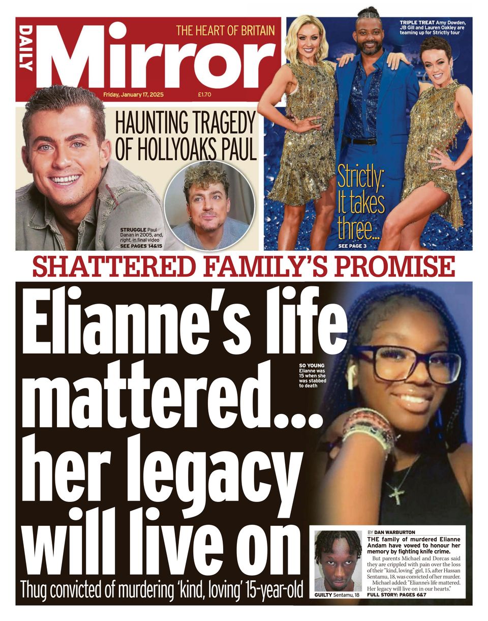 Get digital access to Daily Mirror UK - January 17, 2025 issue ...