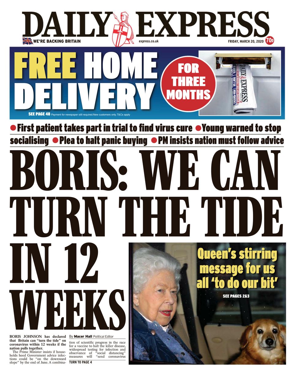 Get digital access to Daily Express - March 20, 2020 issue | Magzter.com