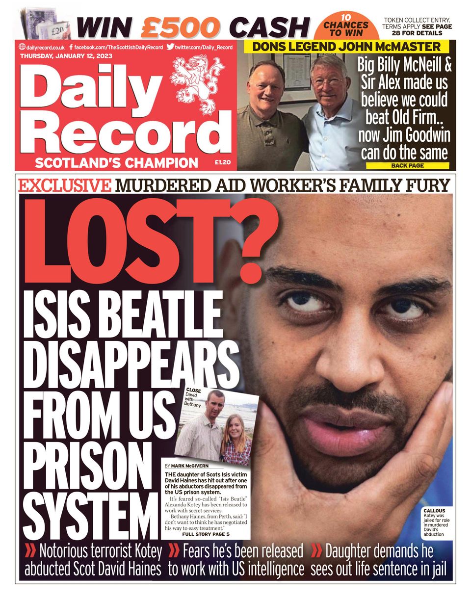 Get digital access to Daily Record - January 12, 2023 issue | Magzter.com