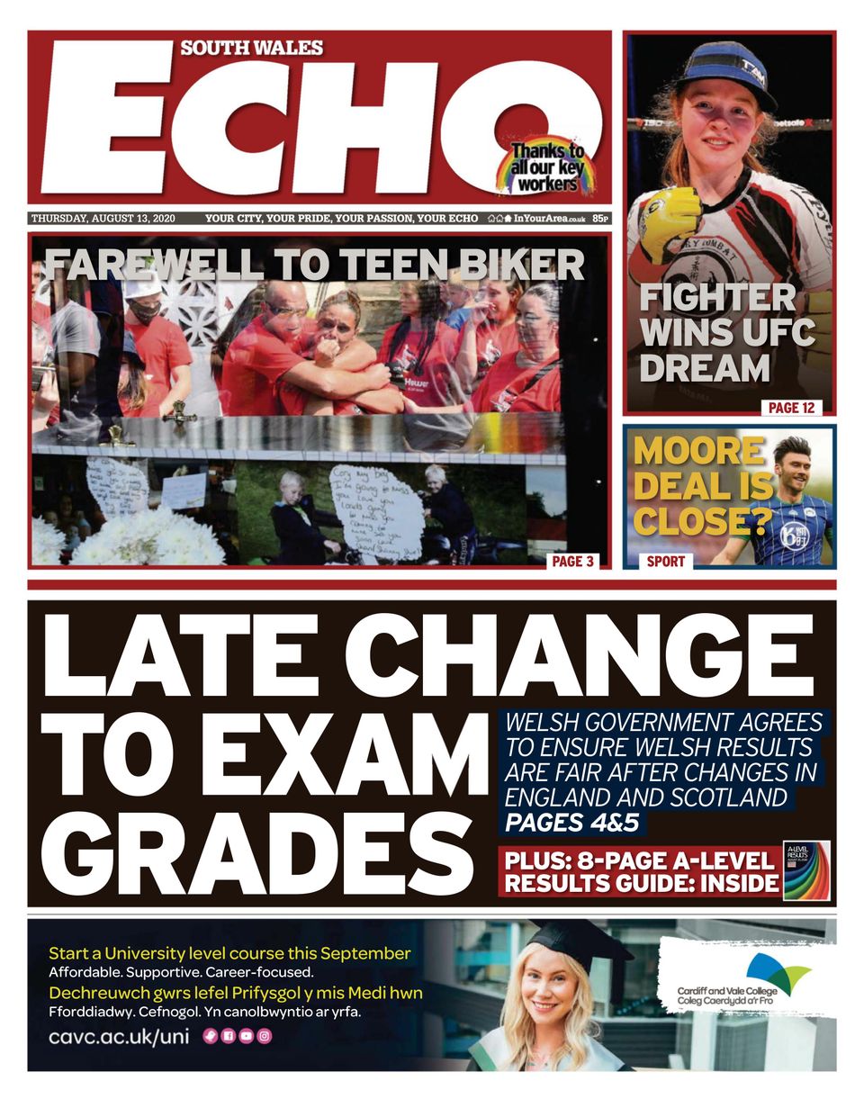 Get digital access to South Wales Echo - August 13, 2020 issue ...