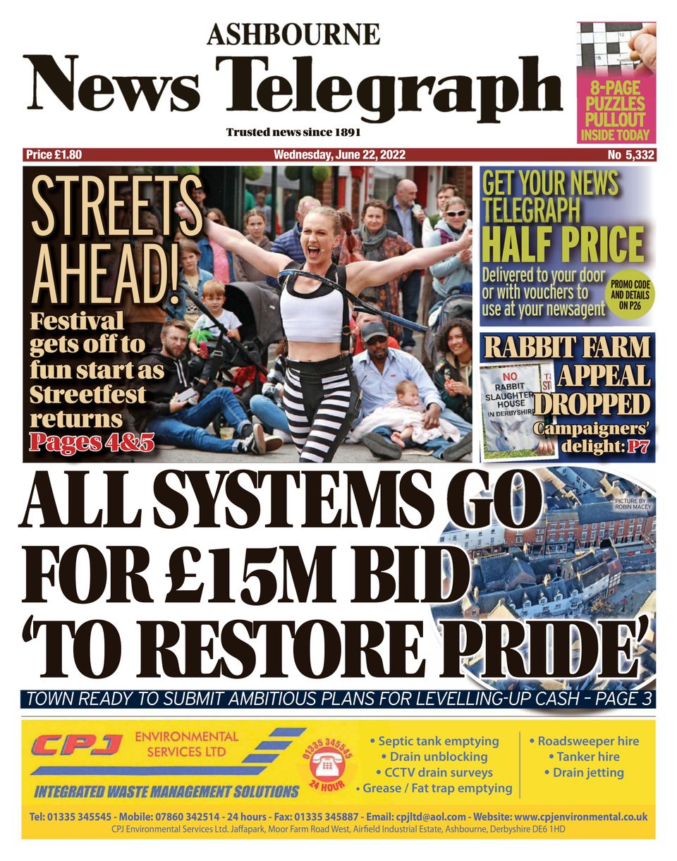Get digital access to Ashbourne News Telegraph - June 22, 2022 issue ...