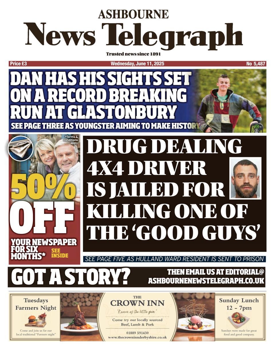 Get digital access to Ashbourne News Telegraph Magazine | Magzter.com