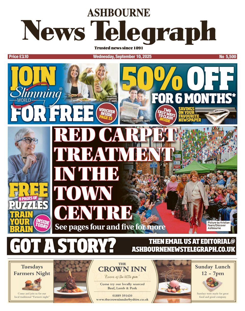 Get digital access to Ashbourne News Telegraph - September 10, 2025 ...