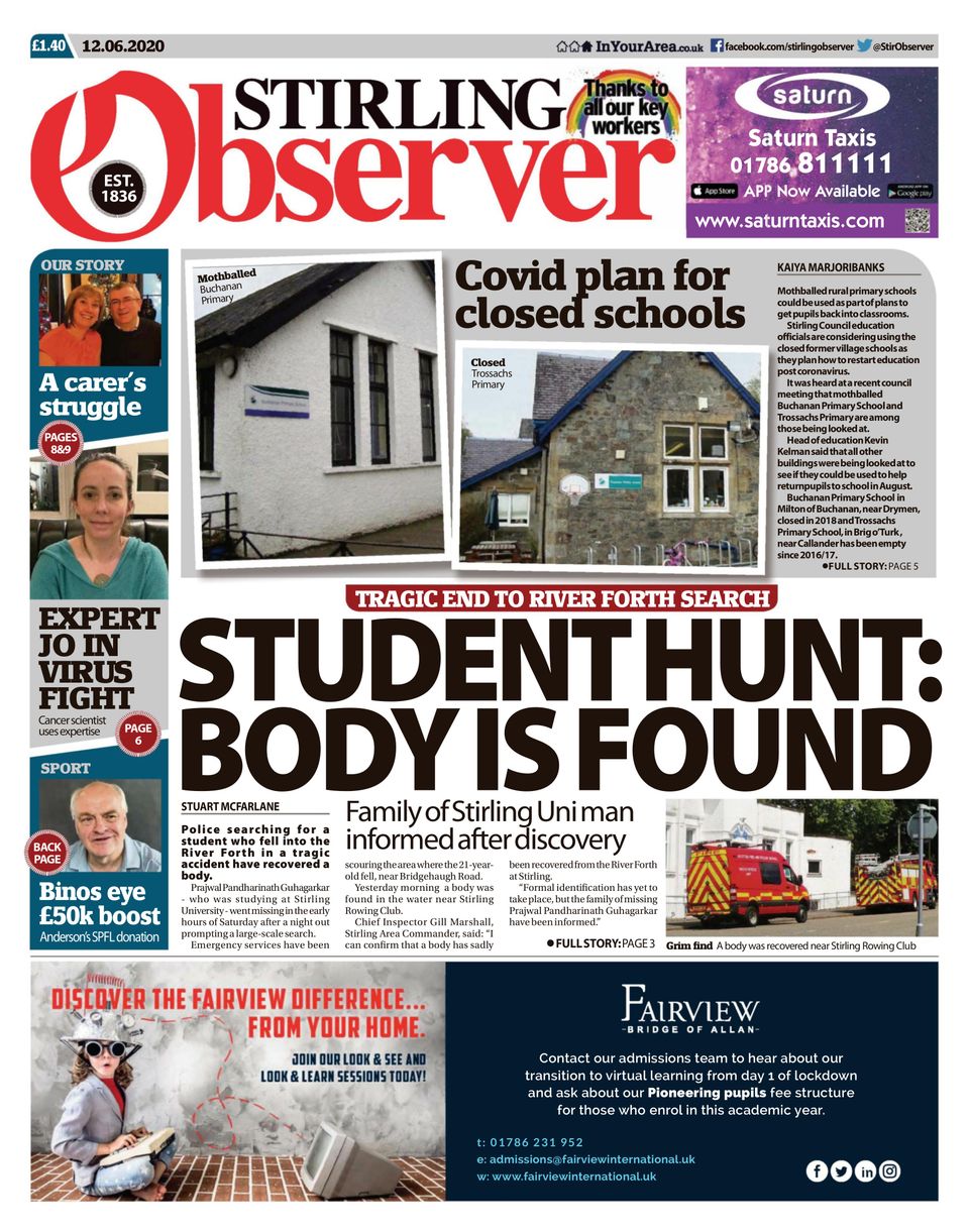 Stirling Observer-June 12, 2020 Magazine - Get your Digital Subscription