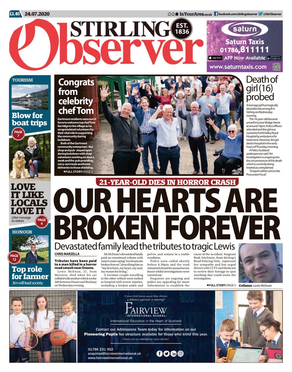 Get digital access to Stirling Observer - July 24, 2020 issue | Magzter.com