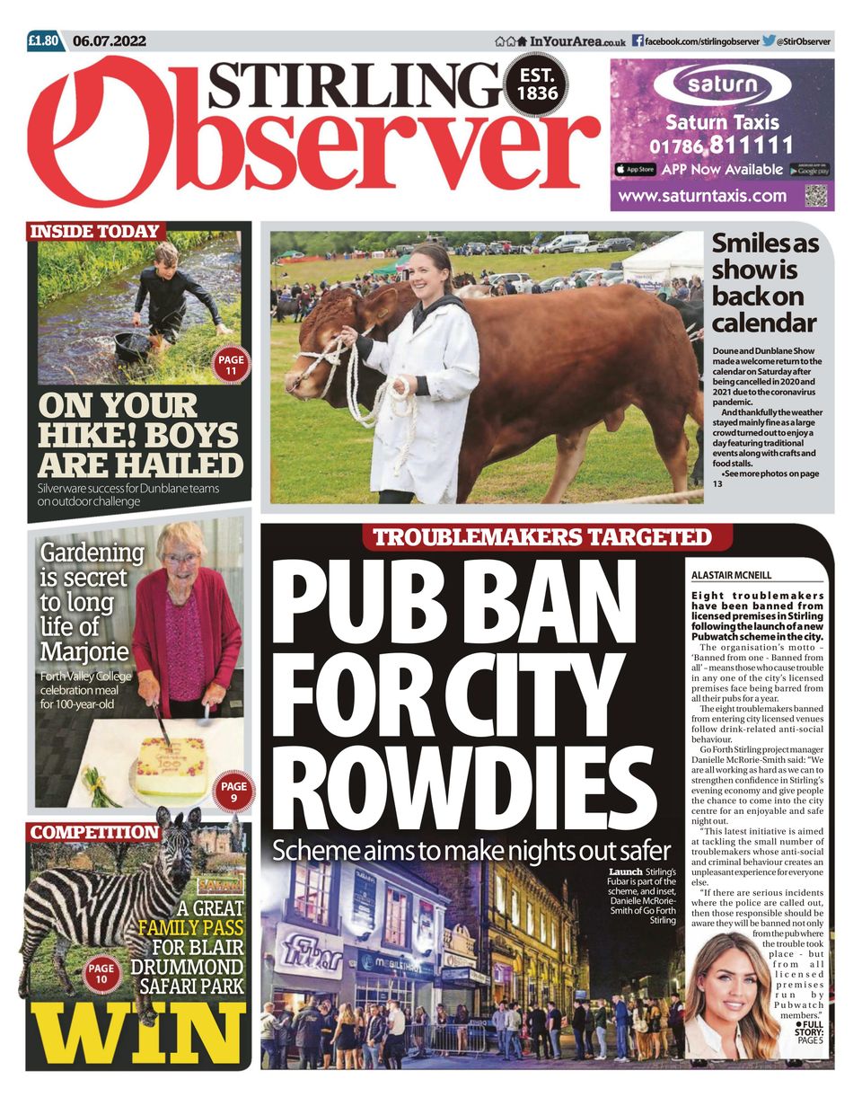 Stirling Observer-July 06, 2022 Magazine - Get your Digital Subscription