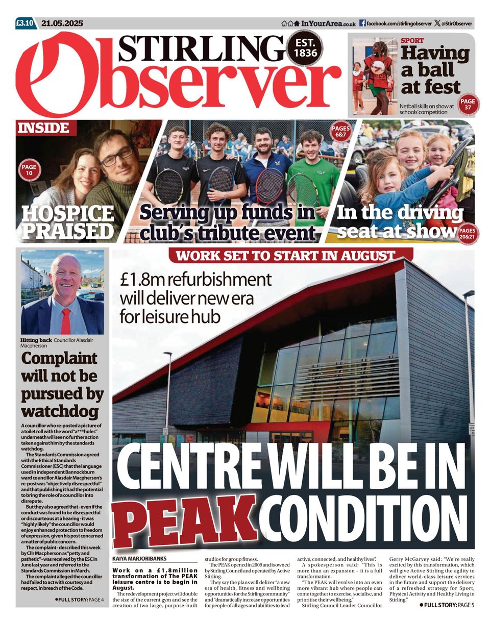 Get digital access to Stirling Observer Magazine | Magzter.com