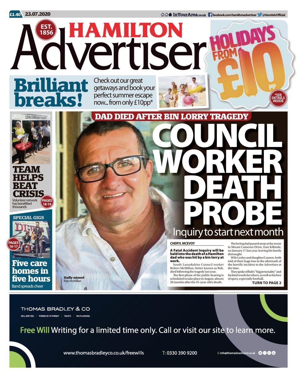 Get digital access to Hamilton Advertiser - July 23, 2020 issue ...