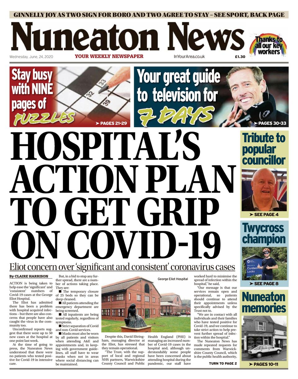 Get digital access to Nuneaton News - June 24, 2020 issue | Magzter.com