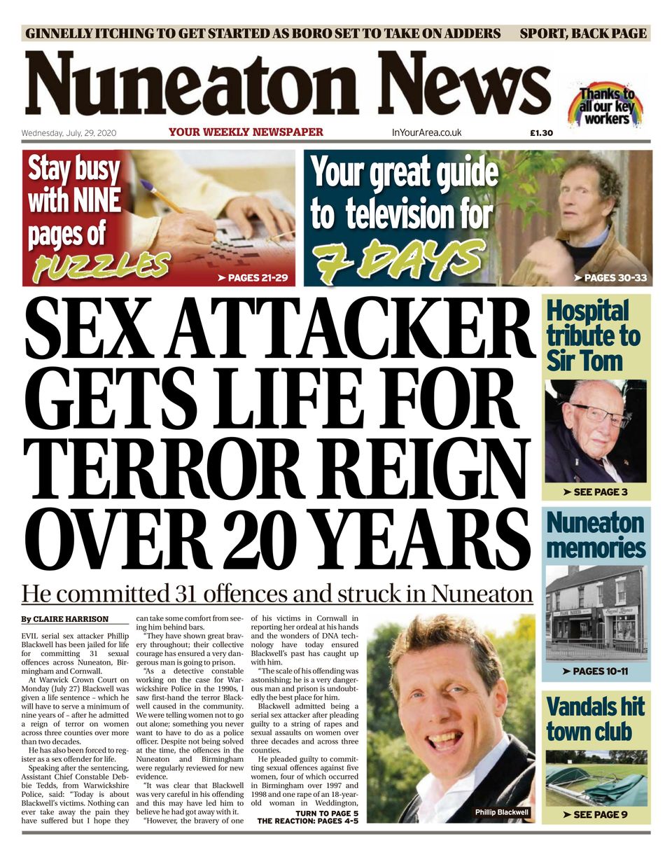 Get digital access to Nuneaton News - July 29, 2020 issue | Magzter.com