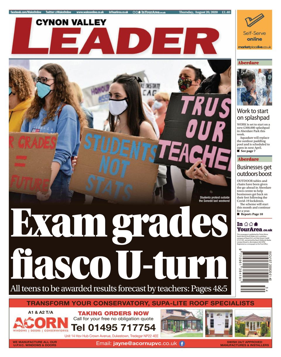 Get digital access to Cynon Valley Leader - August 20, 2020 issue ...