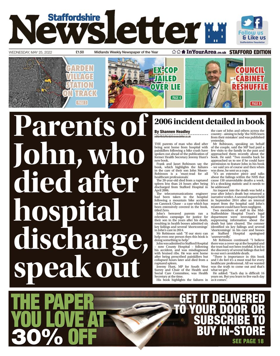 Get digital access to Staffordshire Newsletter - May 25, 2022 issue ...