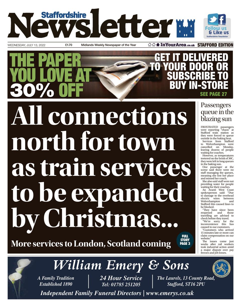 Get digital access to Staffordshire Newsletter - July 13, 2022 issue ...