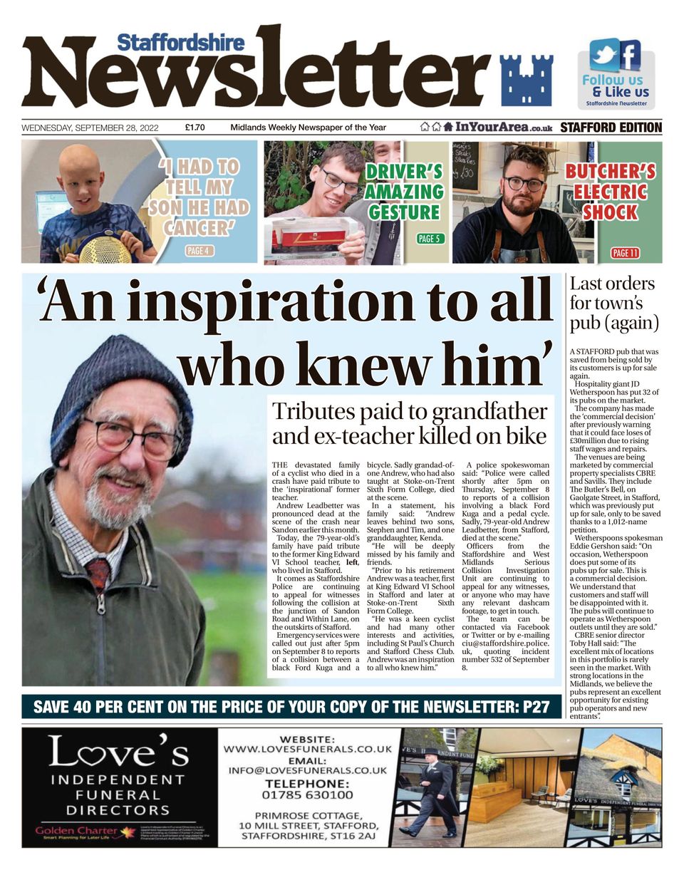 Staffordshire Newsletter-September 28, 2022 Magazine