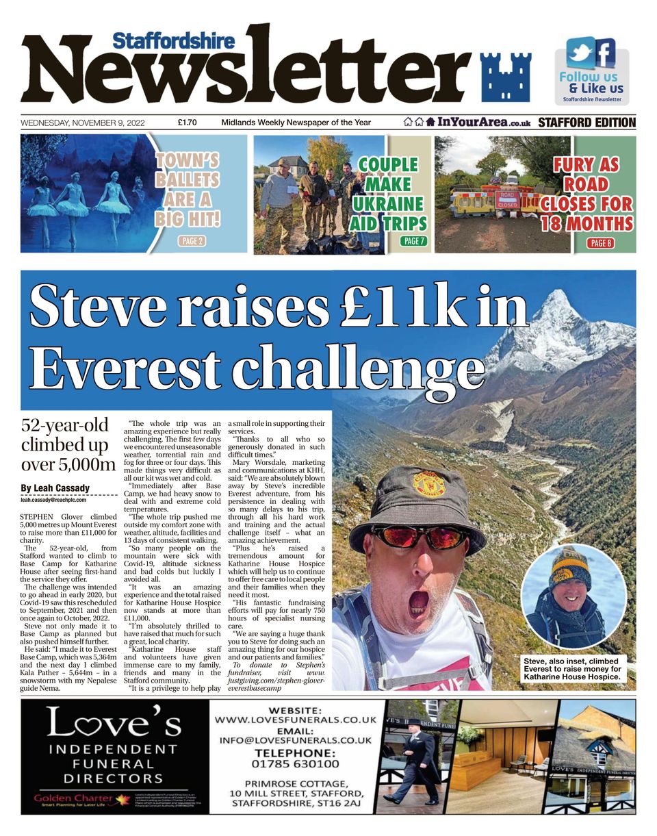 Staffordshire Newsletter-November 09, 2022 Magazine