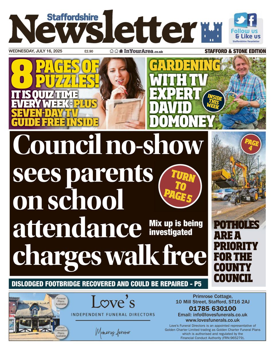 Get digital access to Staffordshire Newsletter - July 16, 2025 issue ...
