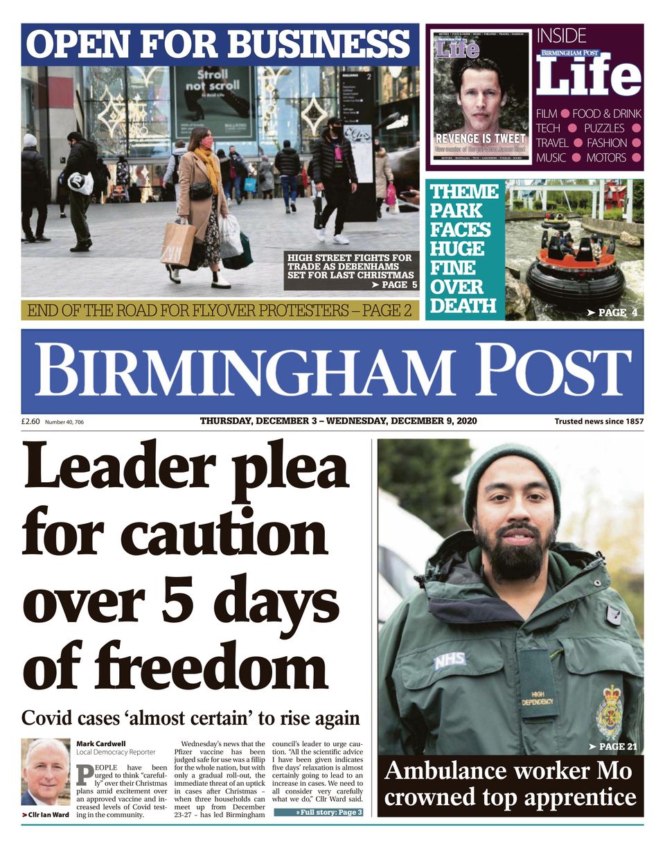 Birmingham Post-December 03, 2020 Magazine - Get your Digital Subscription