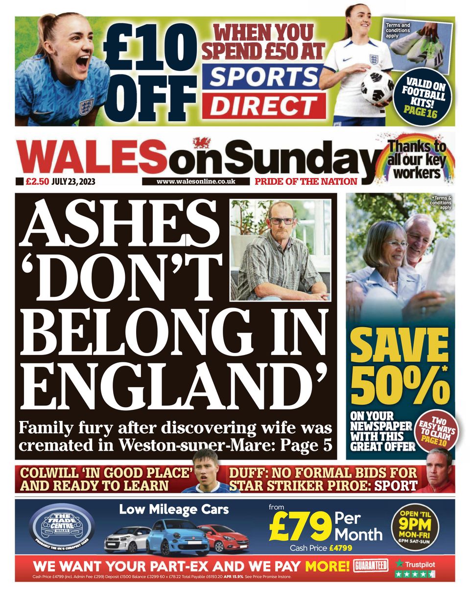 Wales on Sunday Newspaper - Get your Digital Subscription