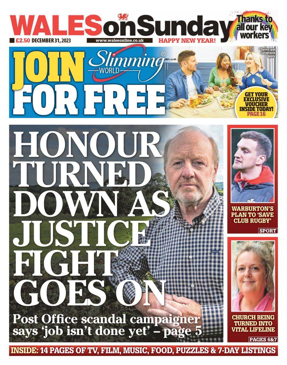 Wales on Sunday Newspaper - Get your Digital Subscription