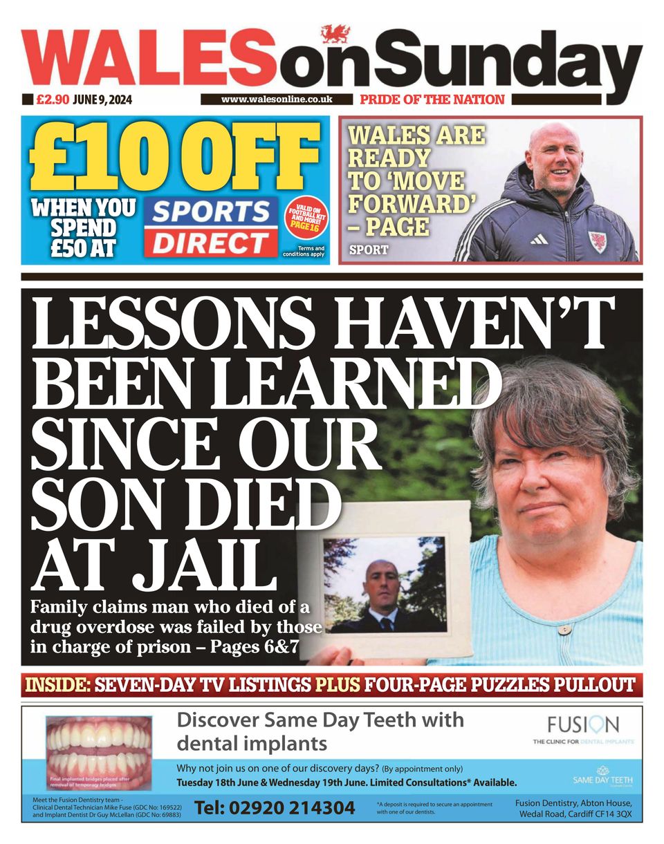 Wales on Sunday Newspaper - Get your Digital Subscription