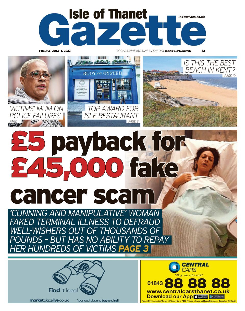 Isle of Thanet Gazette-July 01, 2022 Newspaper