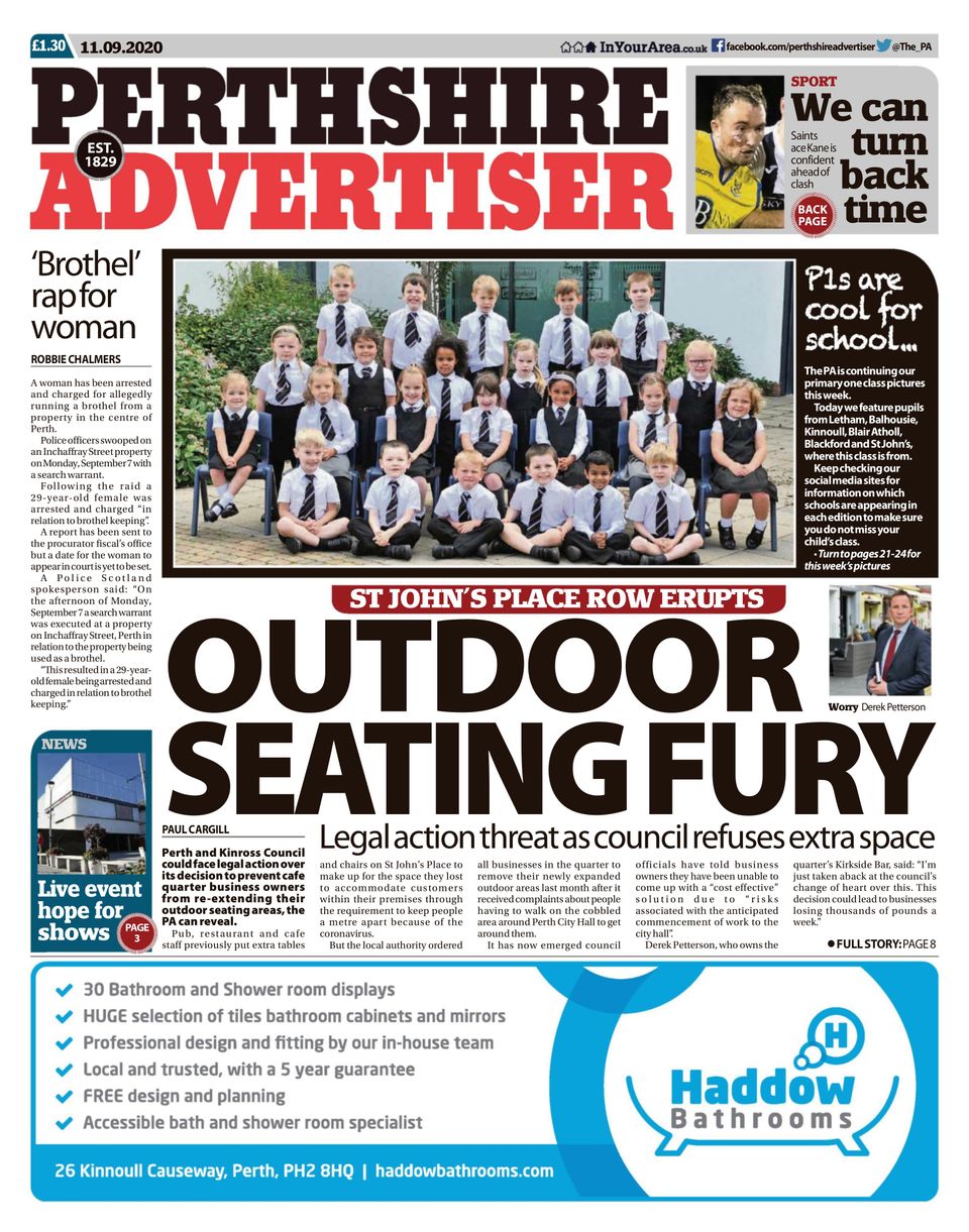 Perthshire Advertiser-September 11, 2020 Newspaper