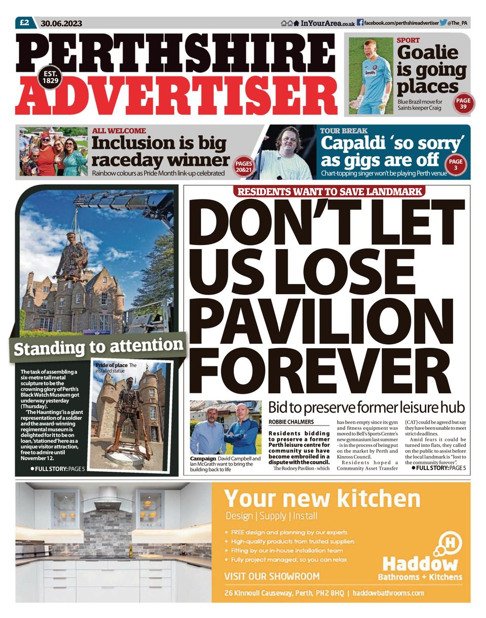 Perthshire Advertiser Newspaper - Get your Digital Subscription