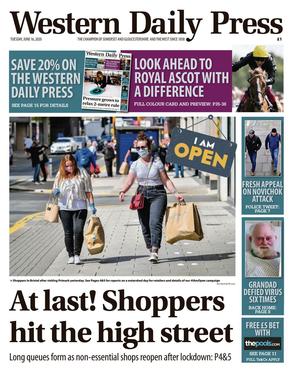 Get digital access to Western Daily Press - June 16, 2020 issue ...