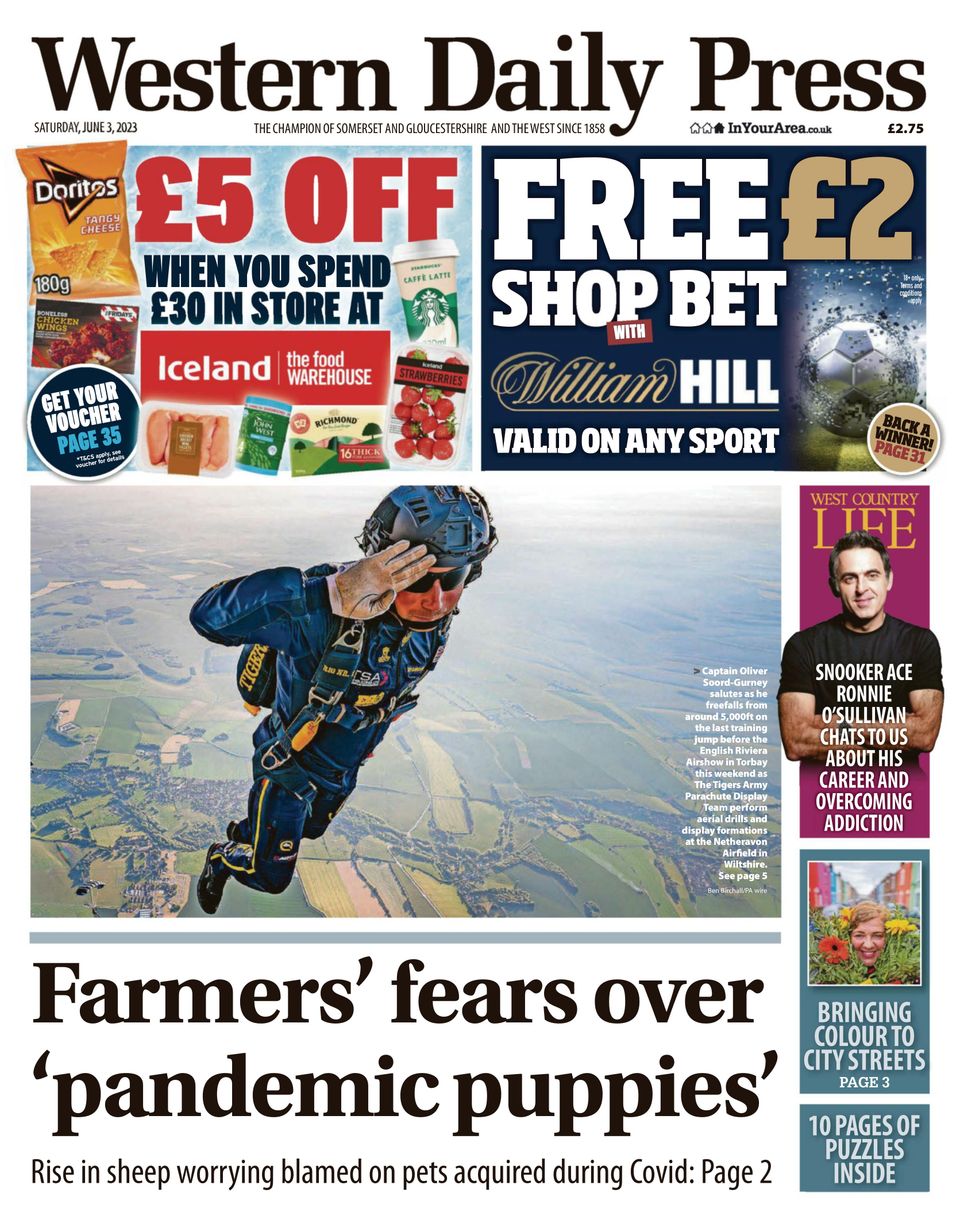 Western Daily Press-June 03, 2023 Newspaper - Get your Digital Subscription