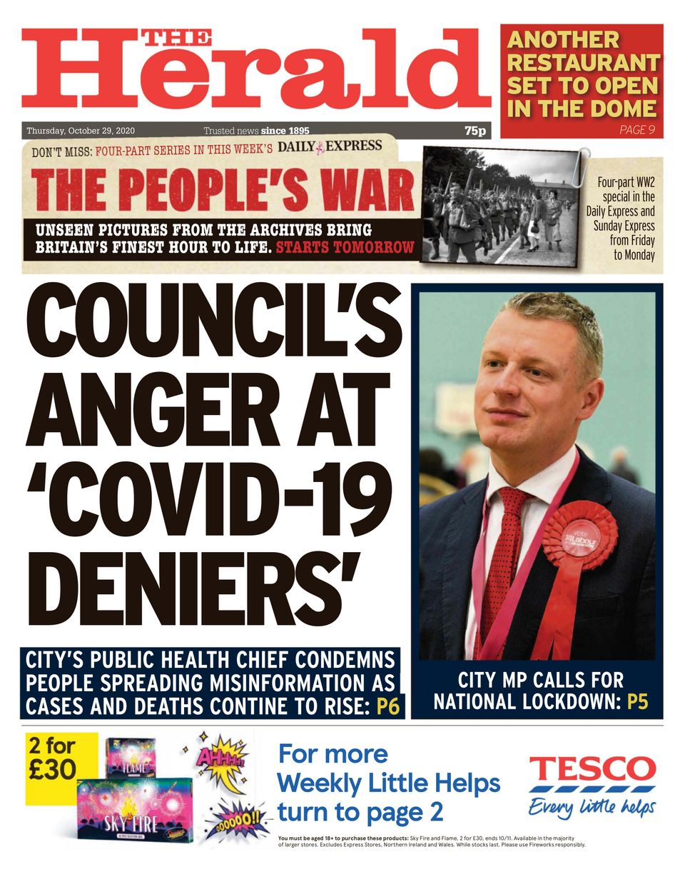 The Herald-October 29, 2020 Newspaper - Get your Digital Subscription