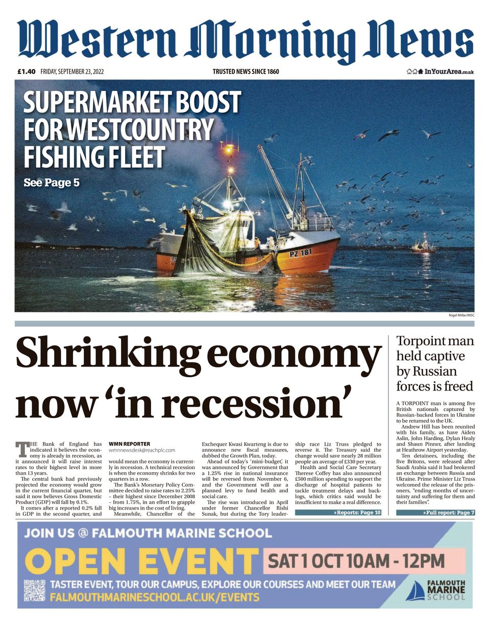Western Morning News-September 23, 2022 Newspaper