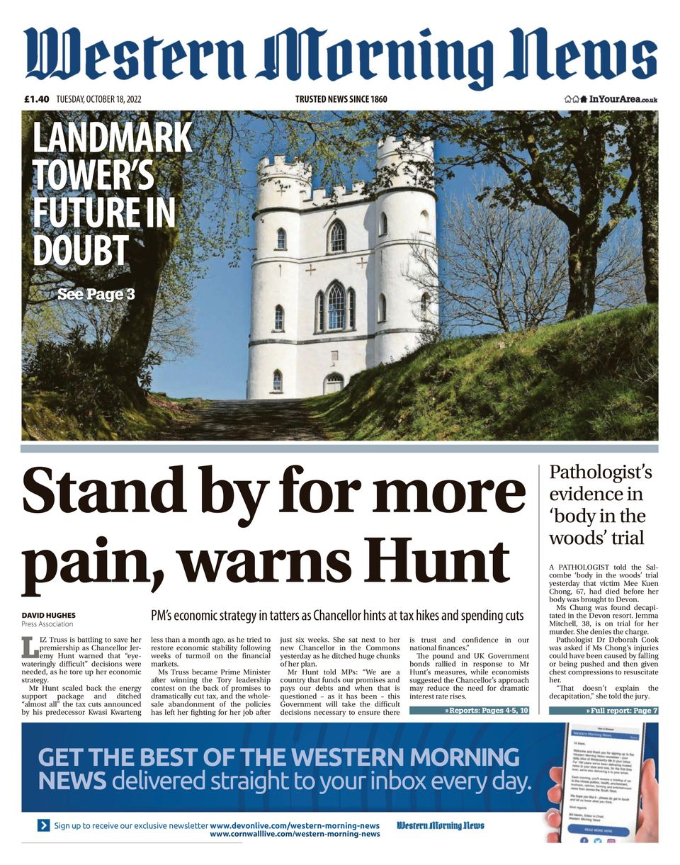 Western Morning News-October 18, 2022 Newspaper