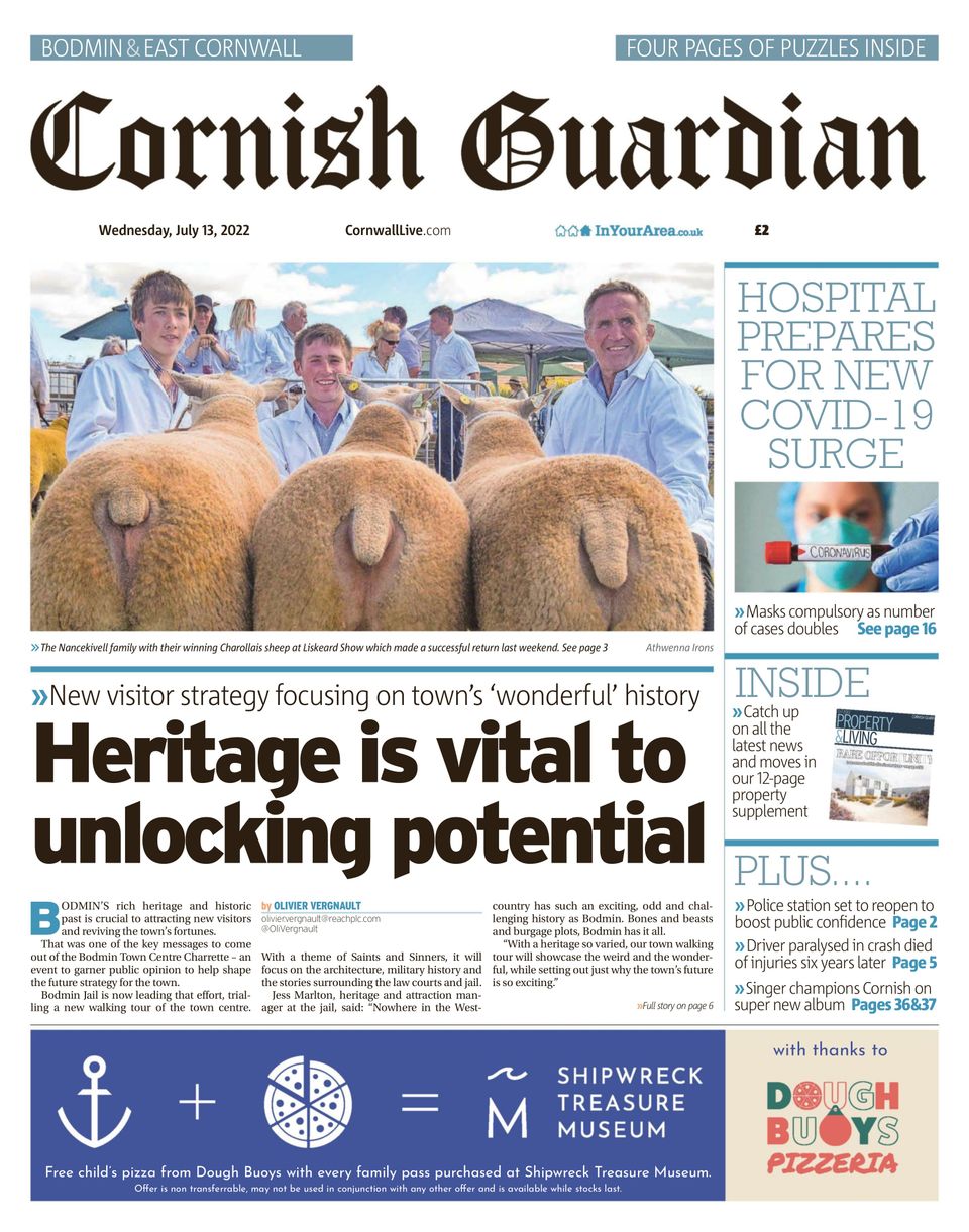 Cornish Guardian-July 13, 2022 Newspaper - Get your Digital Subscription