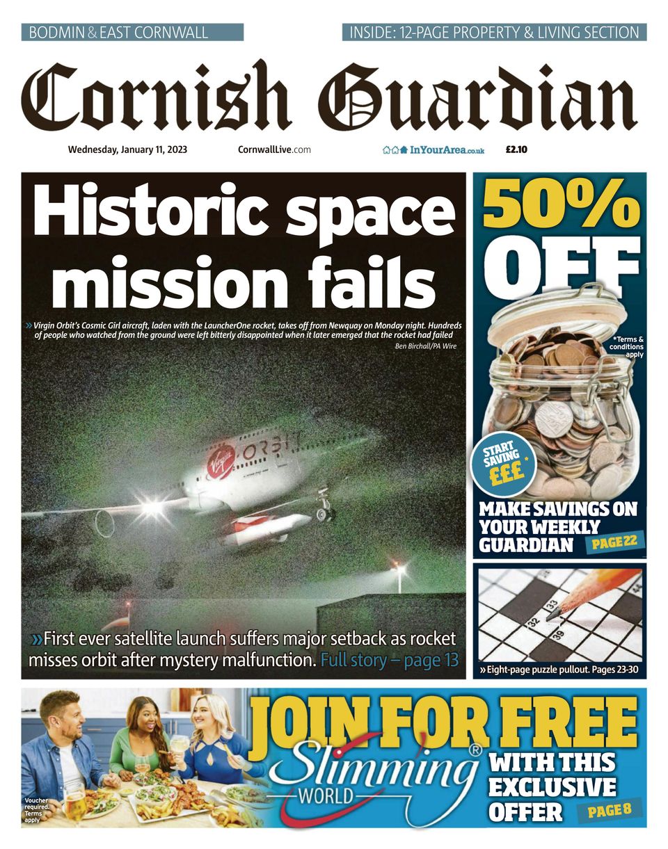 Cornish Guardian Newspaper - Get your Digital Subscription