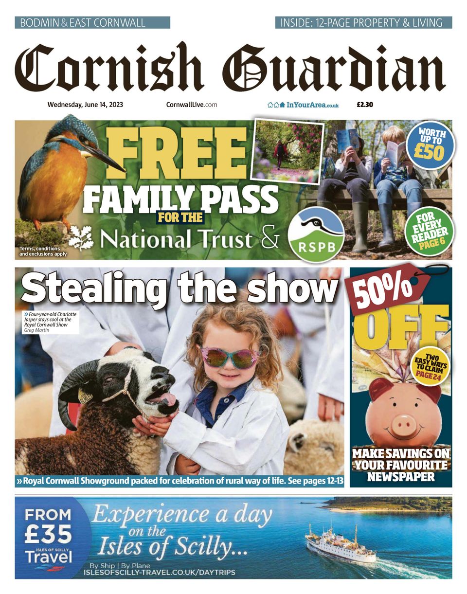 Cornish Guardian Newspaper - Get your Digital Subscription