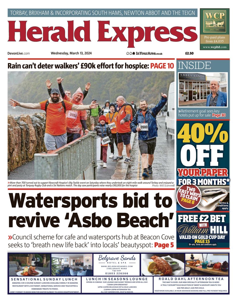 Herald Express Newspaper - Get your Digital Subscription