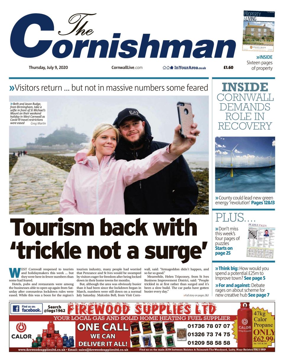 Get digital access to The Cornishman - July 09, 2020 issue | Magzter.com