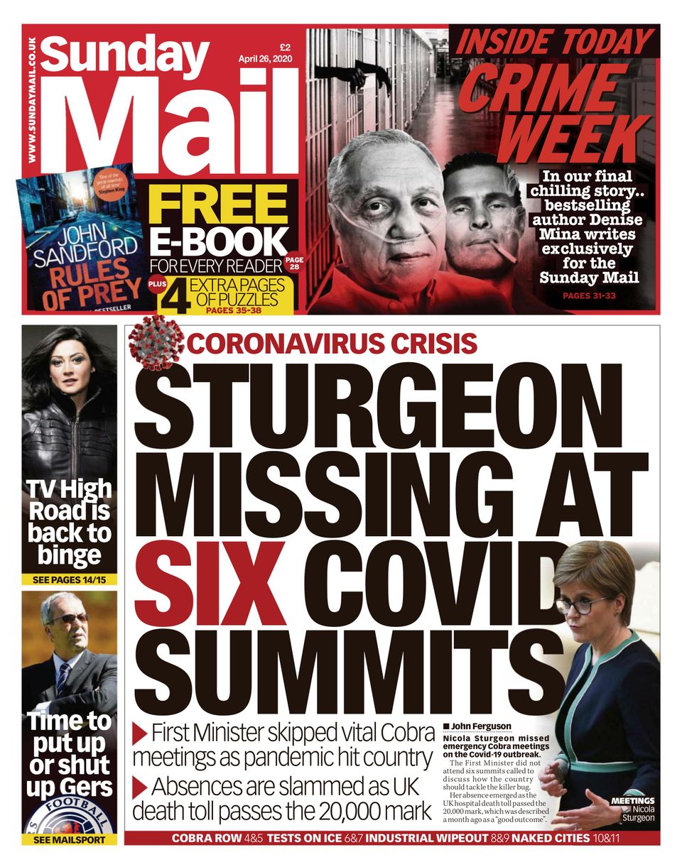 Sunday Mail-April 26, 2020 Newspaper - Get your Digital Subscription
