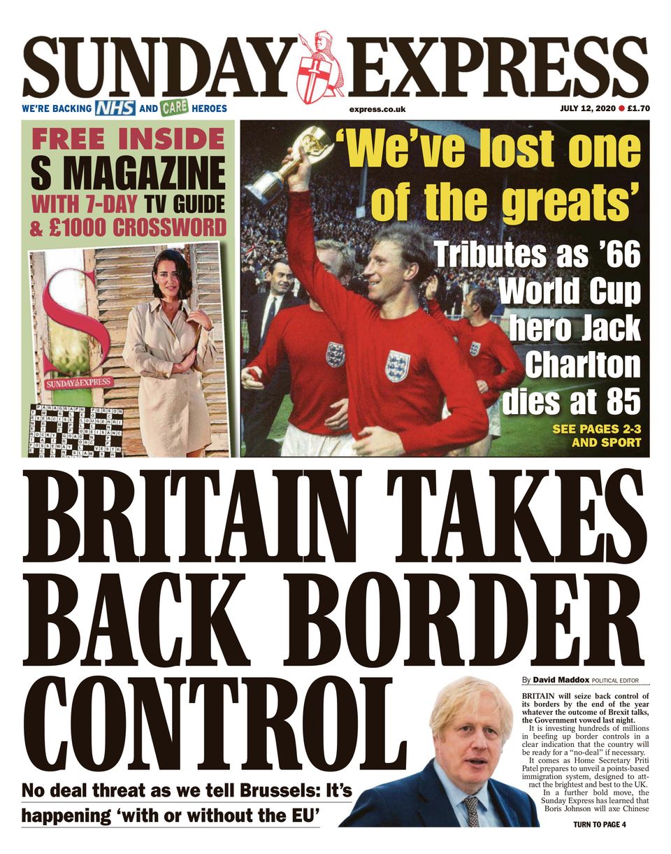 Sunday Express-July 12, 2020 Newspaper - Get your Digital Subscription