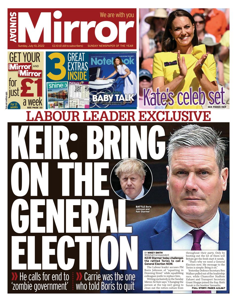 The Sunday Mirror Newspaper - Get your Digital Subscription