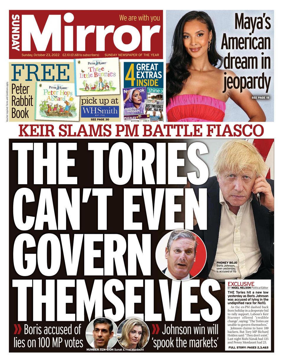 The Sunday Mirror-October 23, 2022 Newspaper - Get your Digital ...