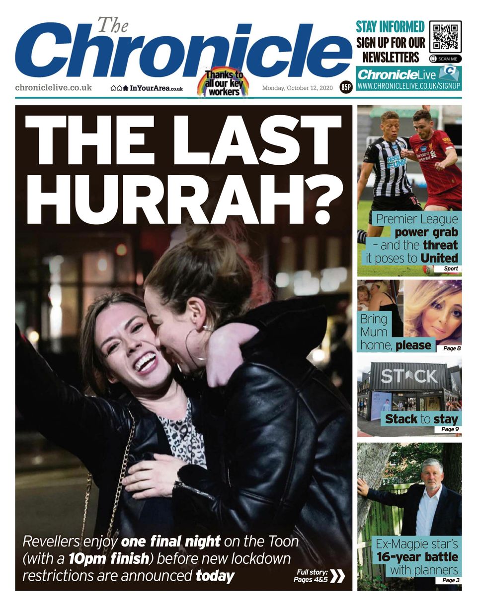 The Chronicle-October 12, 2020 Newspaper - Get your Digital Subscription