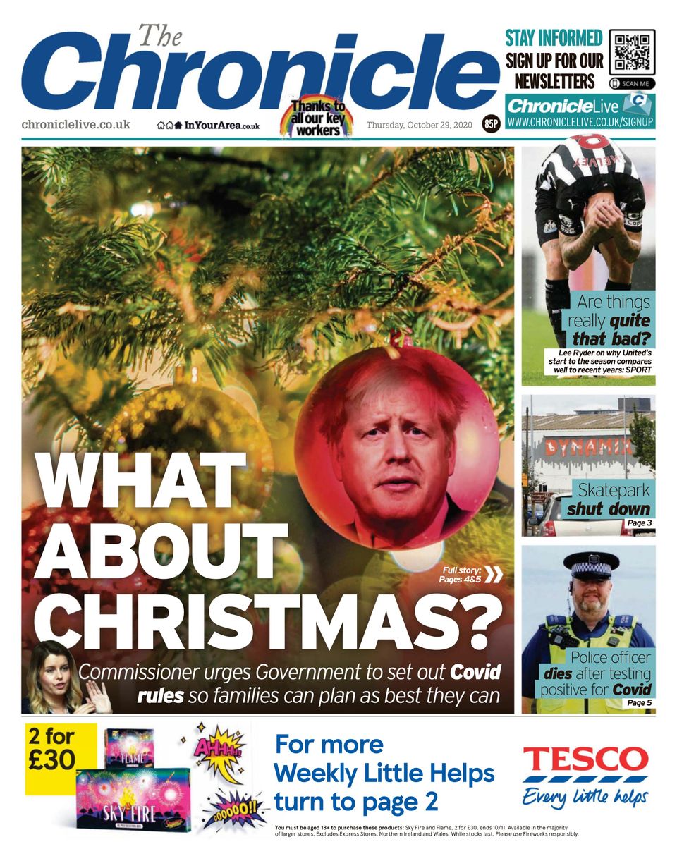The Chronicle-October 29, 2020 Newspaper - Get your Digital Subscription