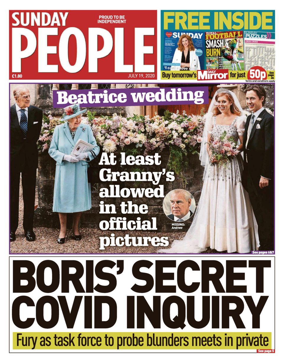 Sunday People-July 19, 2020 Newspaper - Get your Digital Subscription