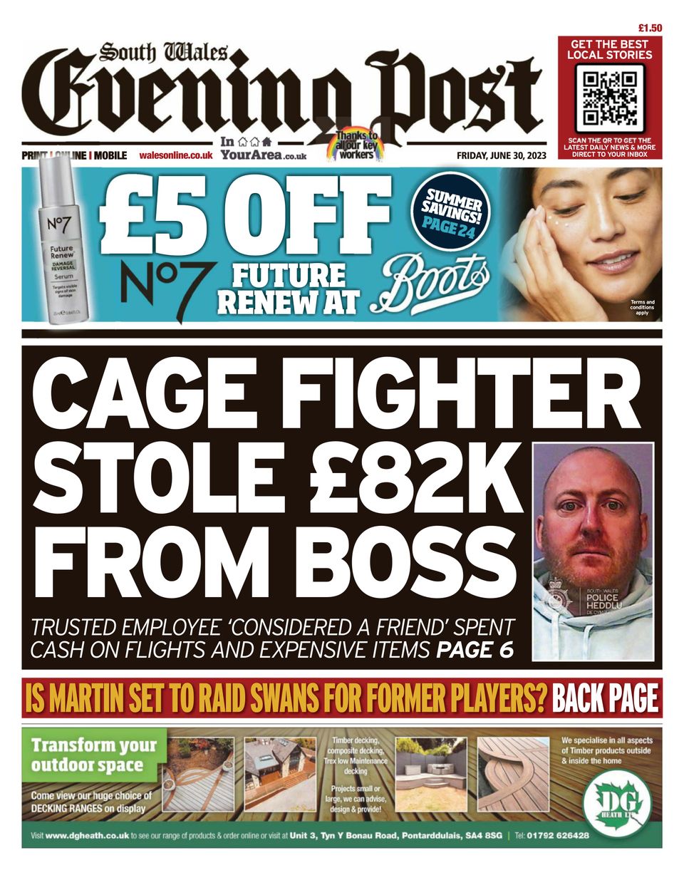 South Wales Evening Post Newspaper - Get your Digital Subscription
