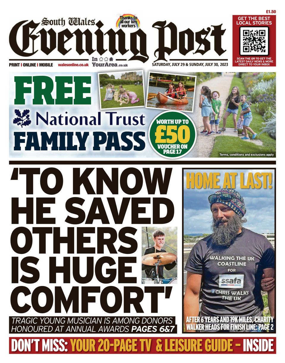 South Wales Evening Post Newspaper - Get your Digital Subscription